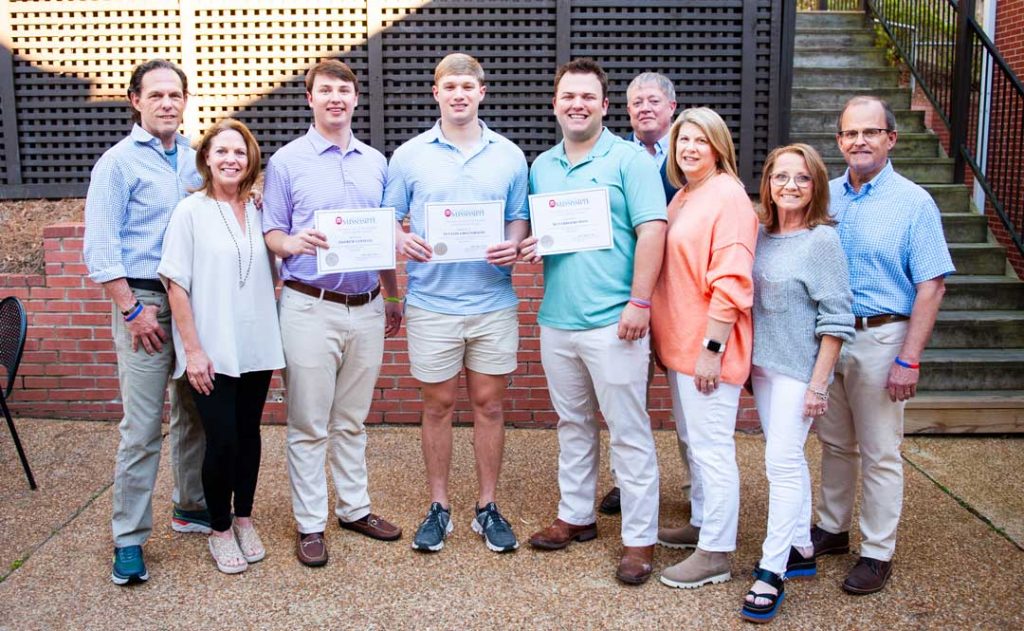 Endowment Honors Memories of Three Friends - University of Mississippi ...