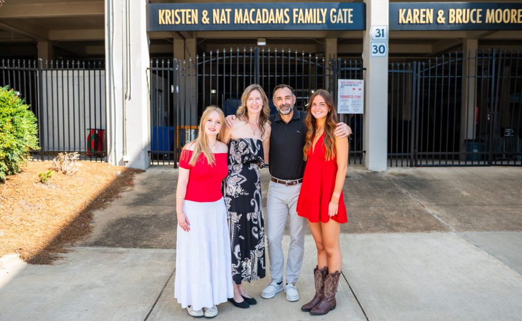 MacAdams Gift Names Gate 30 - University of Mississippi Foundation